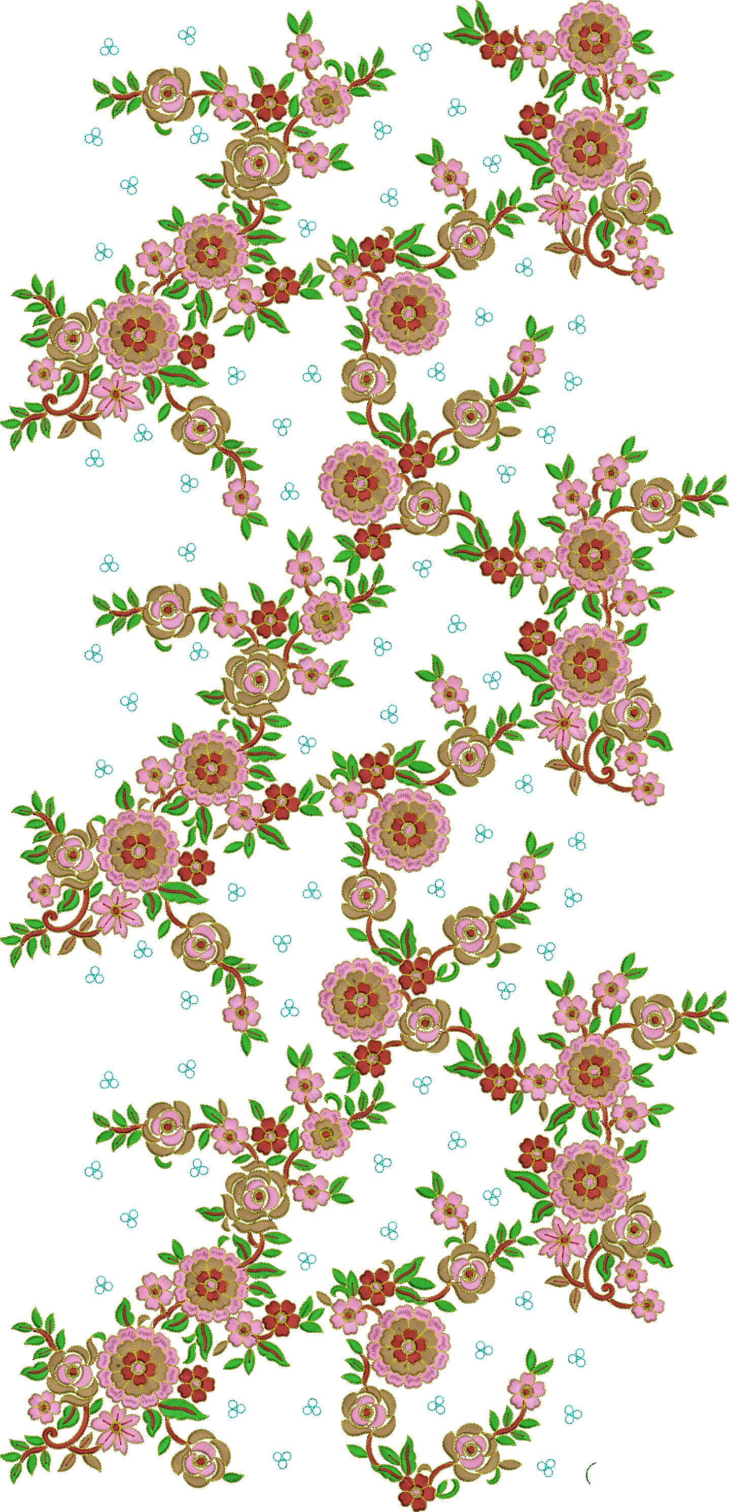 Girls Full Dress over Free Design (134)