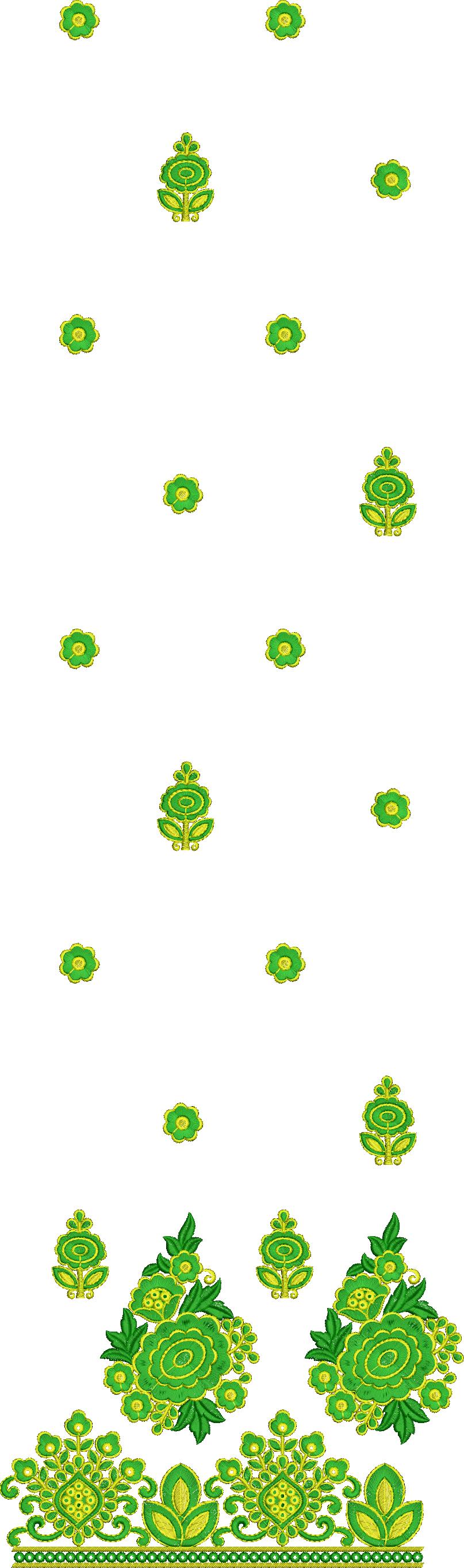 Girls Dress Body Embroidery Design (65)