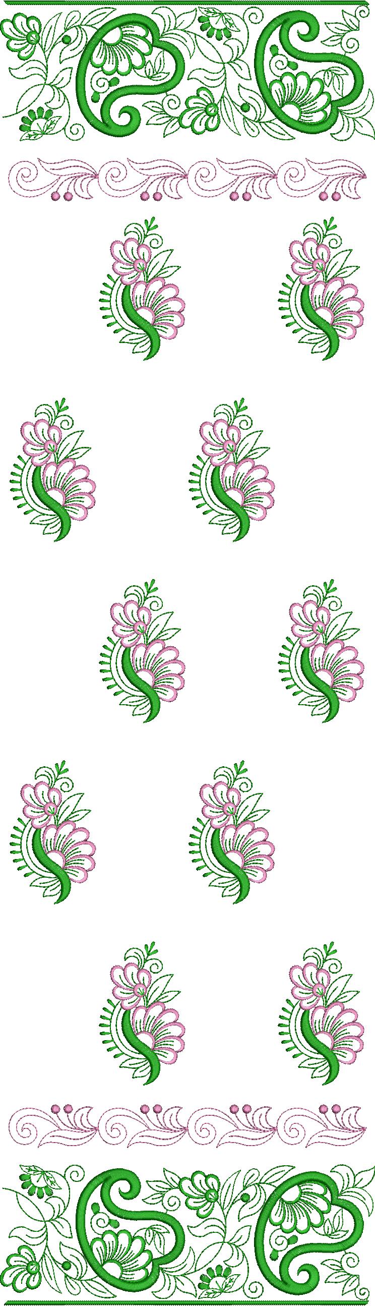 Girls Dress Body Embroidery Design (92)