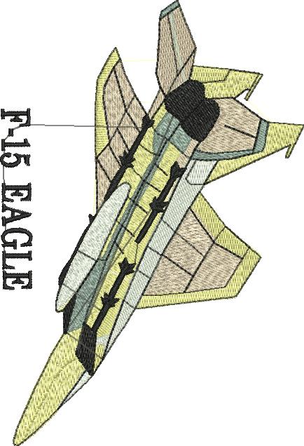 Fighting Aircraft Embroidery Design Art (6)