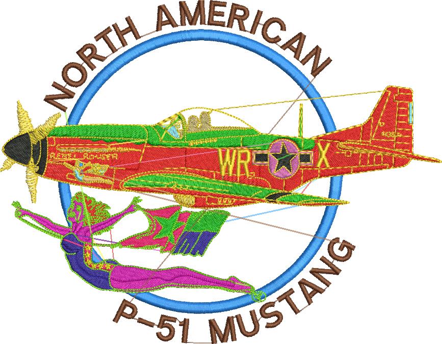 Fighting Aircraft Embroidery Design Art (46)