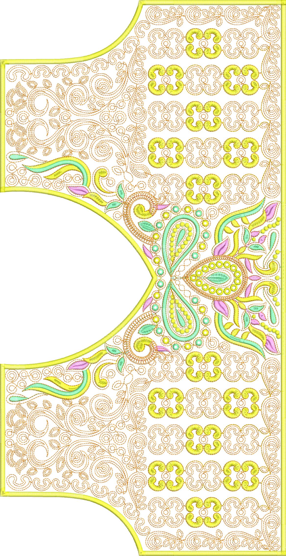 Half body nick embroidery design (8)