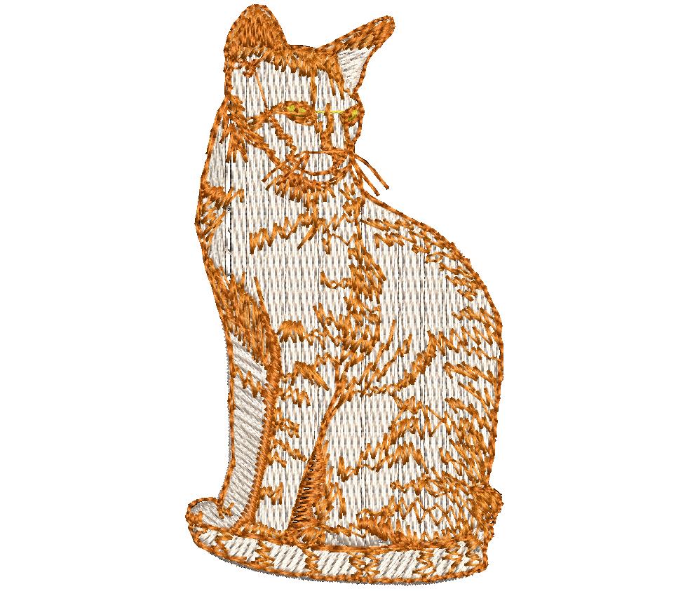 Cat Design Free Cat Embroidery Design (50)