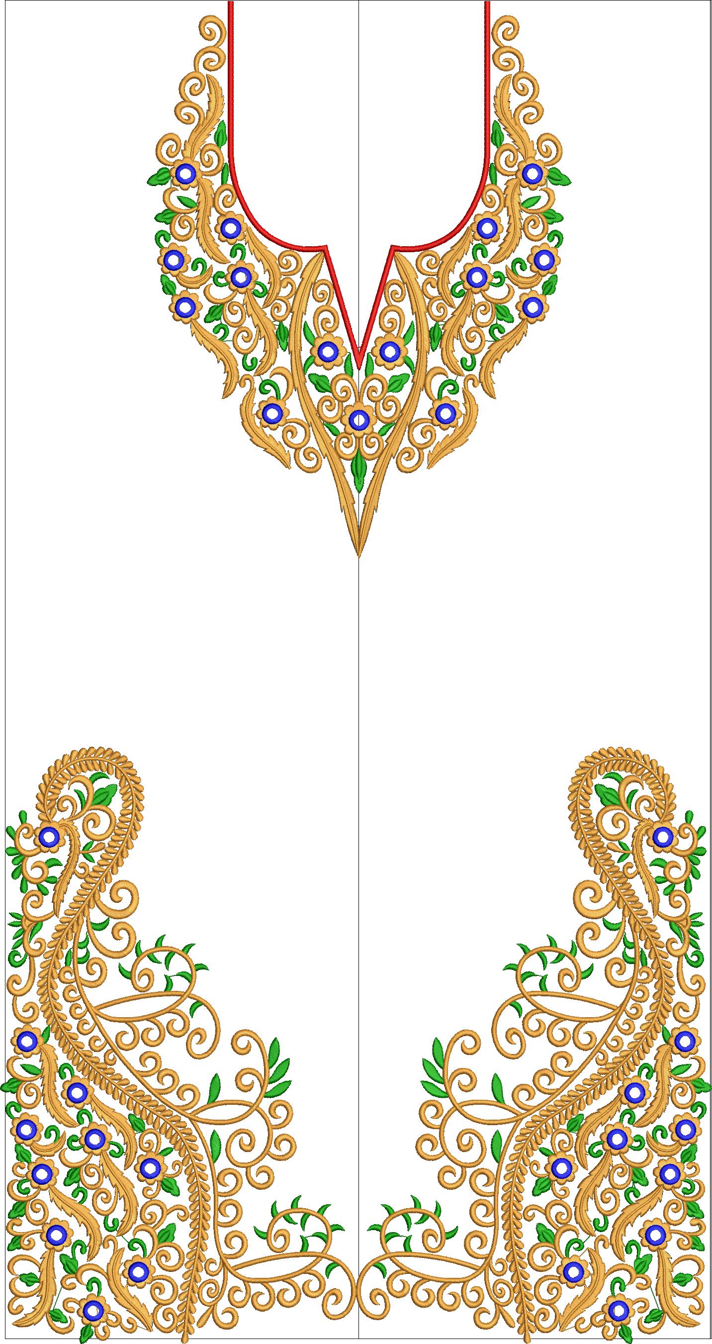 kurti designs, Woman Indian Embroidery Dress Design, Free Suit Design (47)