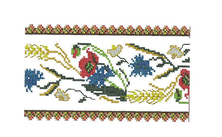 Border, Bottom Panal Design for Home Embroidery Design (27)