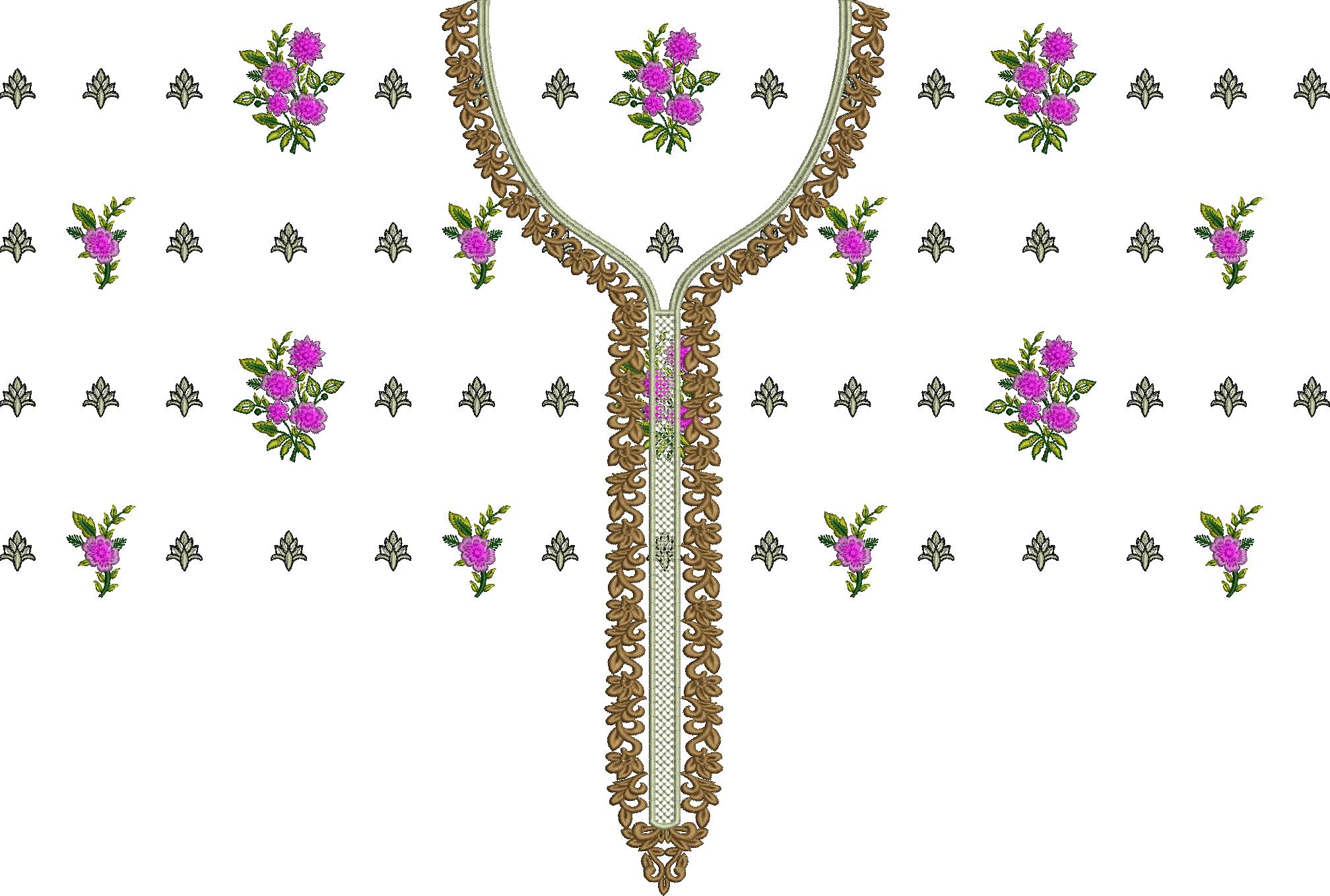 Pakistani Embroidery Designs Dress For Salwar Kameez (37)