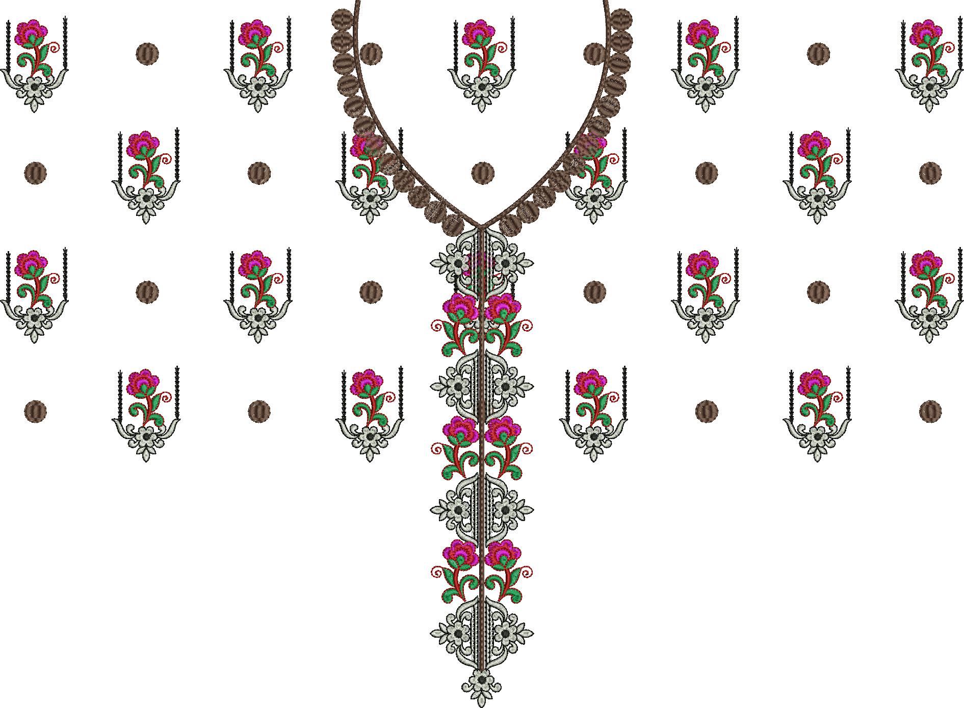 Pakistani Embroidery Designs Dress For Salwar Kameez (174)