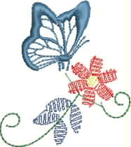 Borboleta Butterfly Moldura b